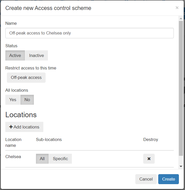 HOW TO CREATE AN ACCESS CONTROL SCHEME